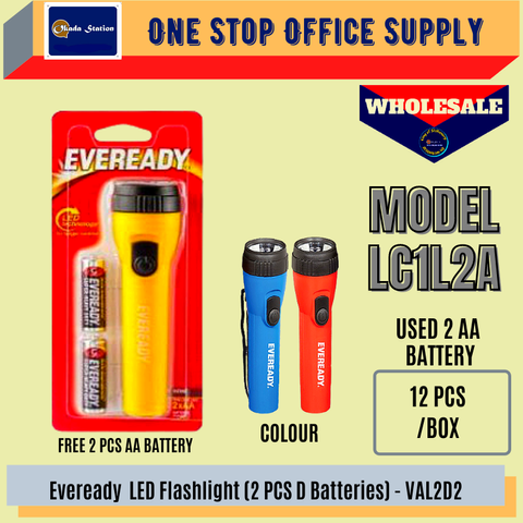 Eveready LED Torch light / Lampu Suluh / LED / Flashlight / Flashlight ...