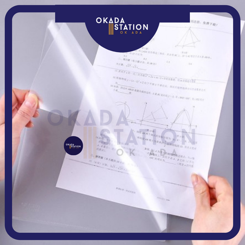 OKADA A4 / F4 TRANSPARENT L SHAPE / C SHAPE / U SHAPE FILE / Document ...