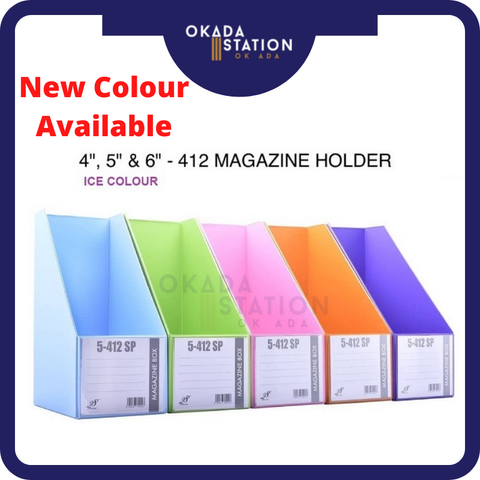 OKADA PVC Magazine Box File / Fail Lipat / A4 File / Magazine Holder ...