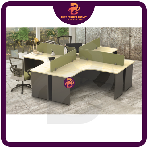 GT127 Office Table / SIZE: 4' / 1200MM / Office Desk / Meja Kayu / Meja ...