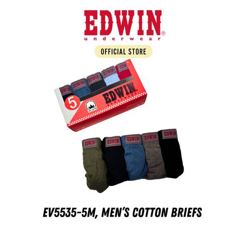 Edwin Underwear Cotton Edwin Mini Brief (5 Pcs) EV5535-5M – Spello Z Trading