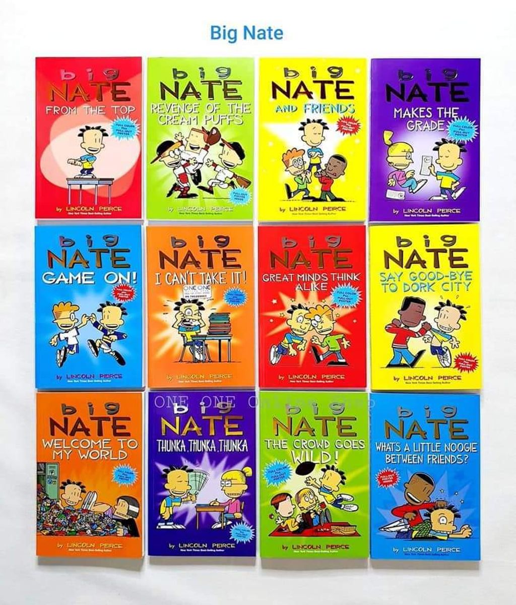Genuine Big Nate Comic full color 12 books set – LITTLE BOOK LOUNGE