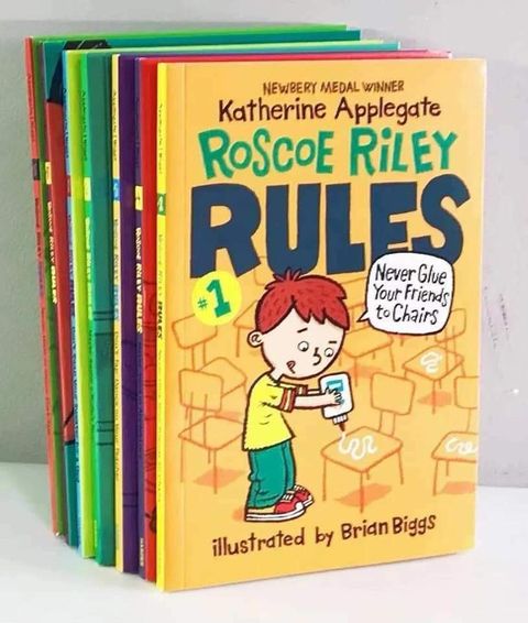 NEWBERY MEDAL WINNER KATHERINE APPLEGATE ROSCOE RILEY 7 BOOKS – LITTLE ...