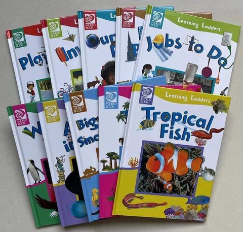UK World Book Learning Ladders 3 Hardcover 10 Books – LITTLE BOOK LOUNGE