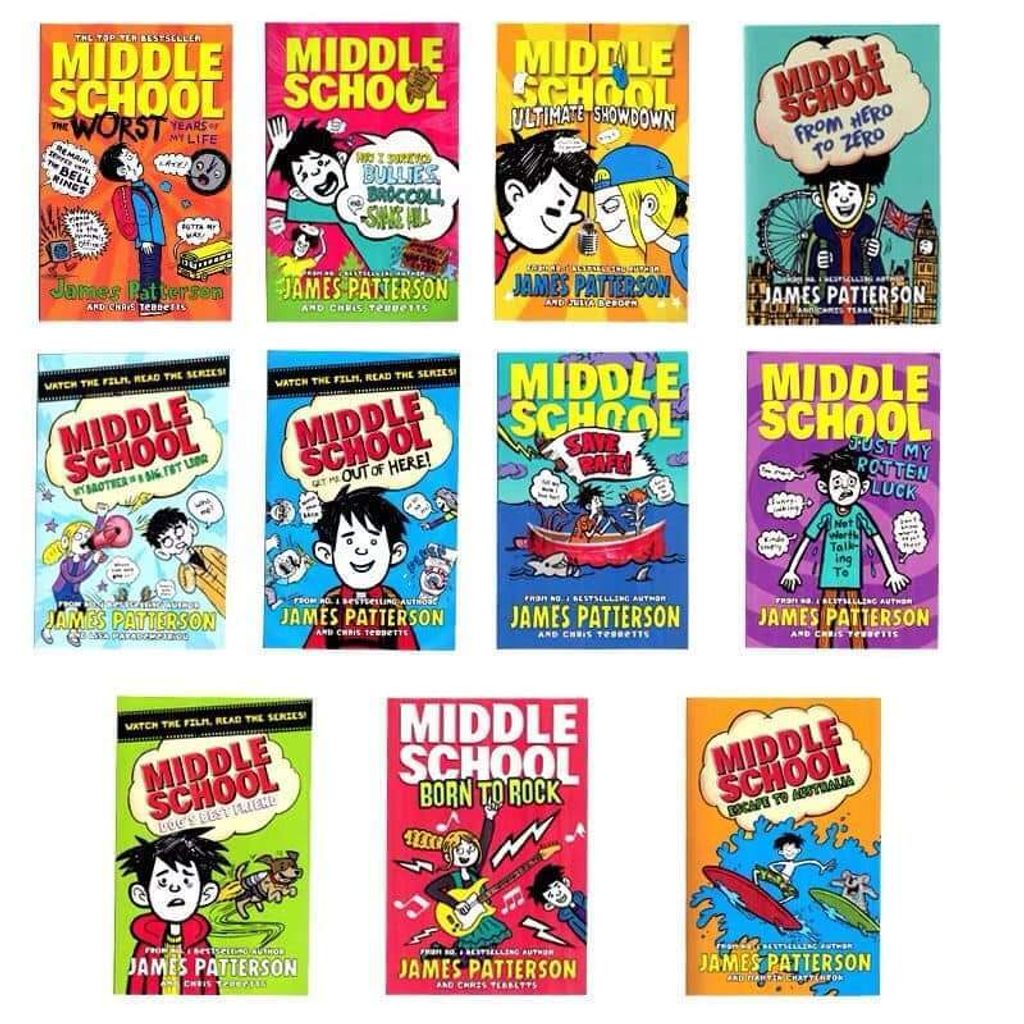 James Patterson middle school series 10 books – LITTLE BOOK LOUNGE