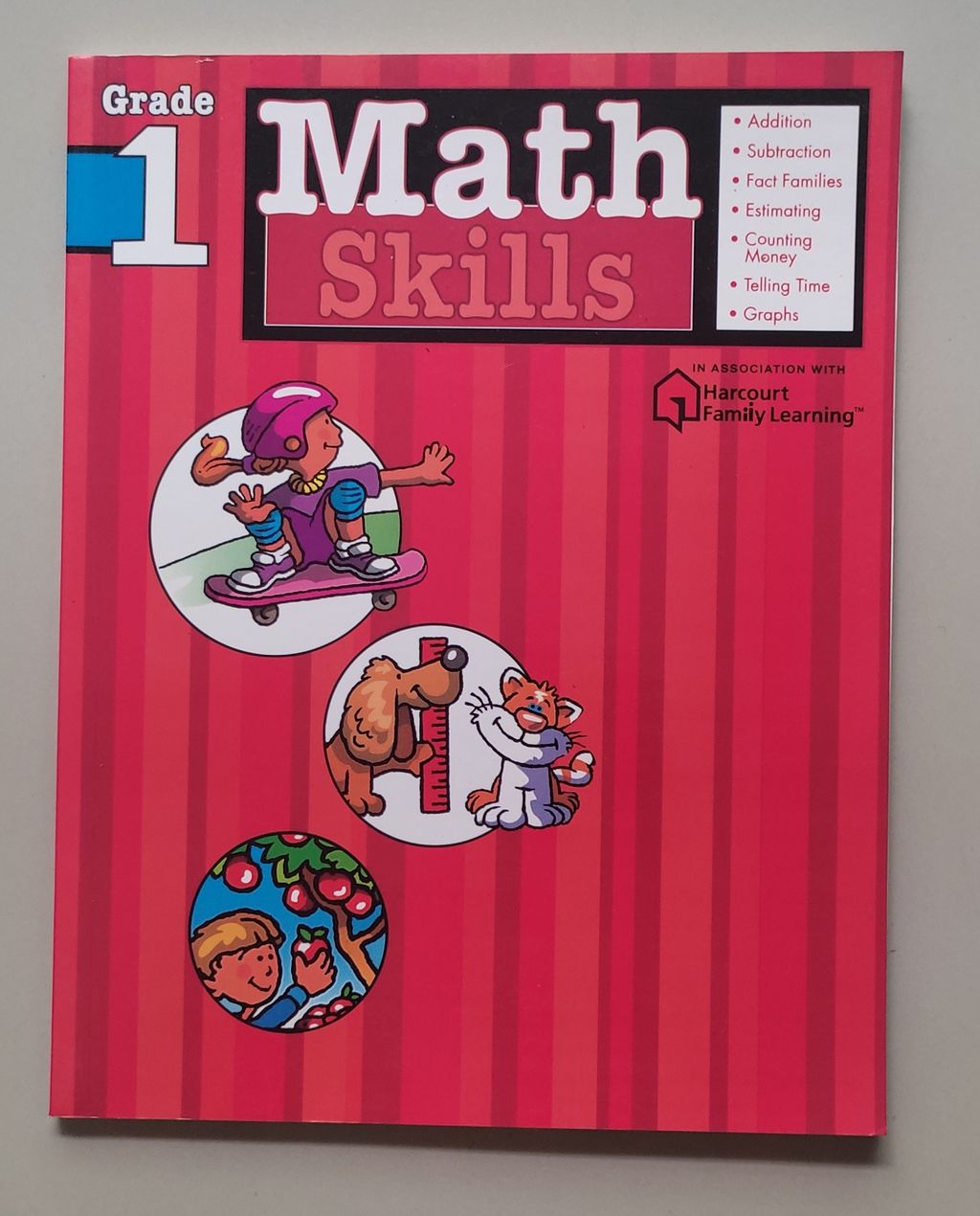 Harcourt Math Skills Grade 1 to 6, 6 Books With Answers Key – LITTLE BOOK LOUNGE