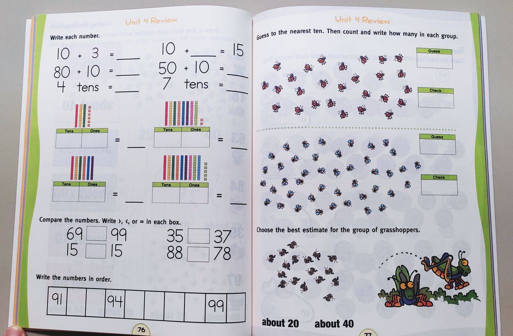 Harcourt Math Skills Grade 1 to 6, 6 Books With Answers Key – LITTLE BOOK LOUNGE