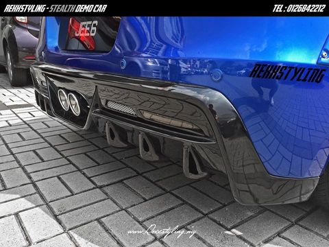 X-Tech Custom Rear Diffuser – Rexxstyling Auto Creation