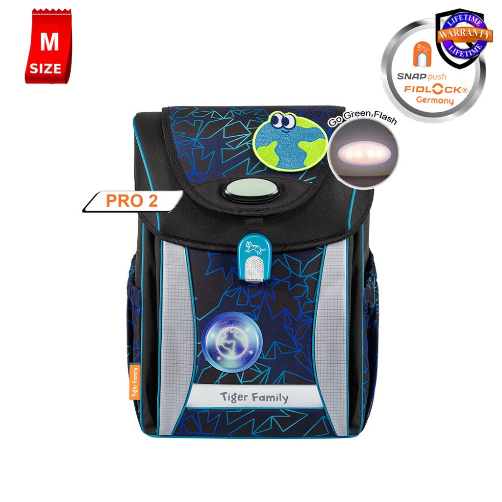 Tiger Family School bag - Joy Series (Go Ocean) PRO 2S- Sea Sparkles – Tiger Family Malaysia Sdn ...