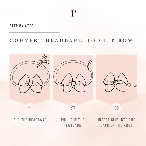 Poppy Bow Lovette // Pink Trio