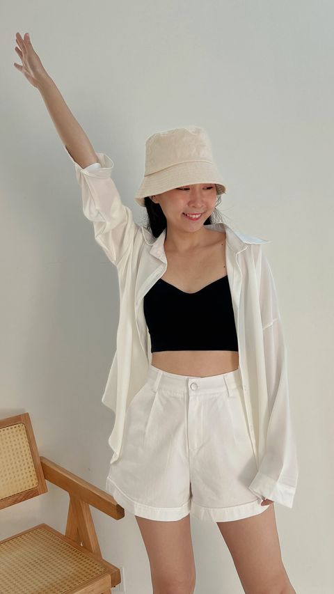 Anica Cotton Bralet (Black) *M/XL* – closetmino