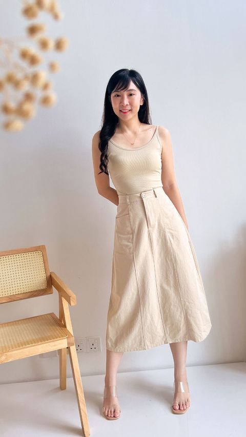 Pony Longer Bra Top (Olive oat) – closetmino