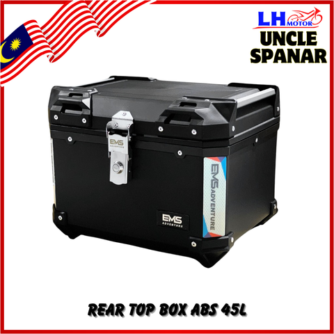 EMS TOP BOX 45L MONORACK HONDA ADV160 VARIO 125 150 160 NMAX V2 PROMO ...