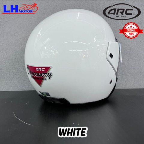 HELMET ARC DISCOVERY ORIGINAL 100% WHITE / RED / BLACK L - 60CM / XL ...