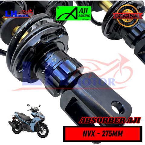 AJI RACING ABSORBER NVX V1 V2 275MM BLACK / GOLD PHANTOM BLACK – LHMotor