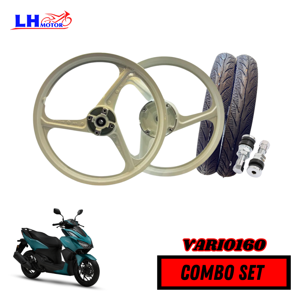 SPORT RIM 3BATANG HONDA VARIO160 140/160/17 ENKEI COMBO SET BLACK ...
