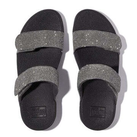 FITFLOP LULU Adjustable Shimmerlux Slides Women – Sandaland