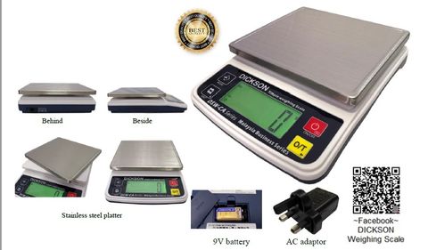 DICKSON DSW-CA 2kg & 8kg Series Electronic Precision Scale (weighing ...