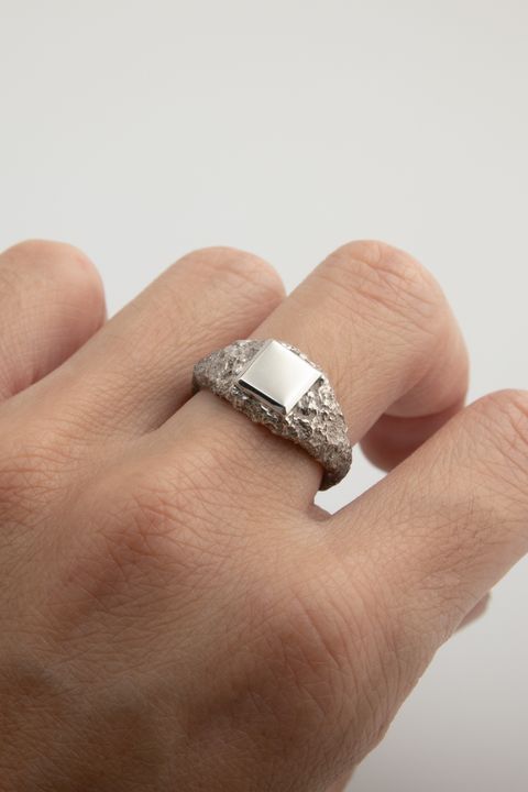 Calcite ring – Kaomin Studio
