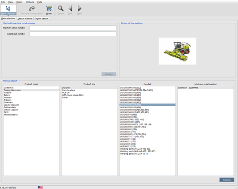 CLAAS Parts Doc Agricultural Equipment Electronic Spare Parts Catalogue ...