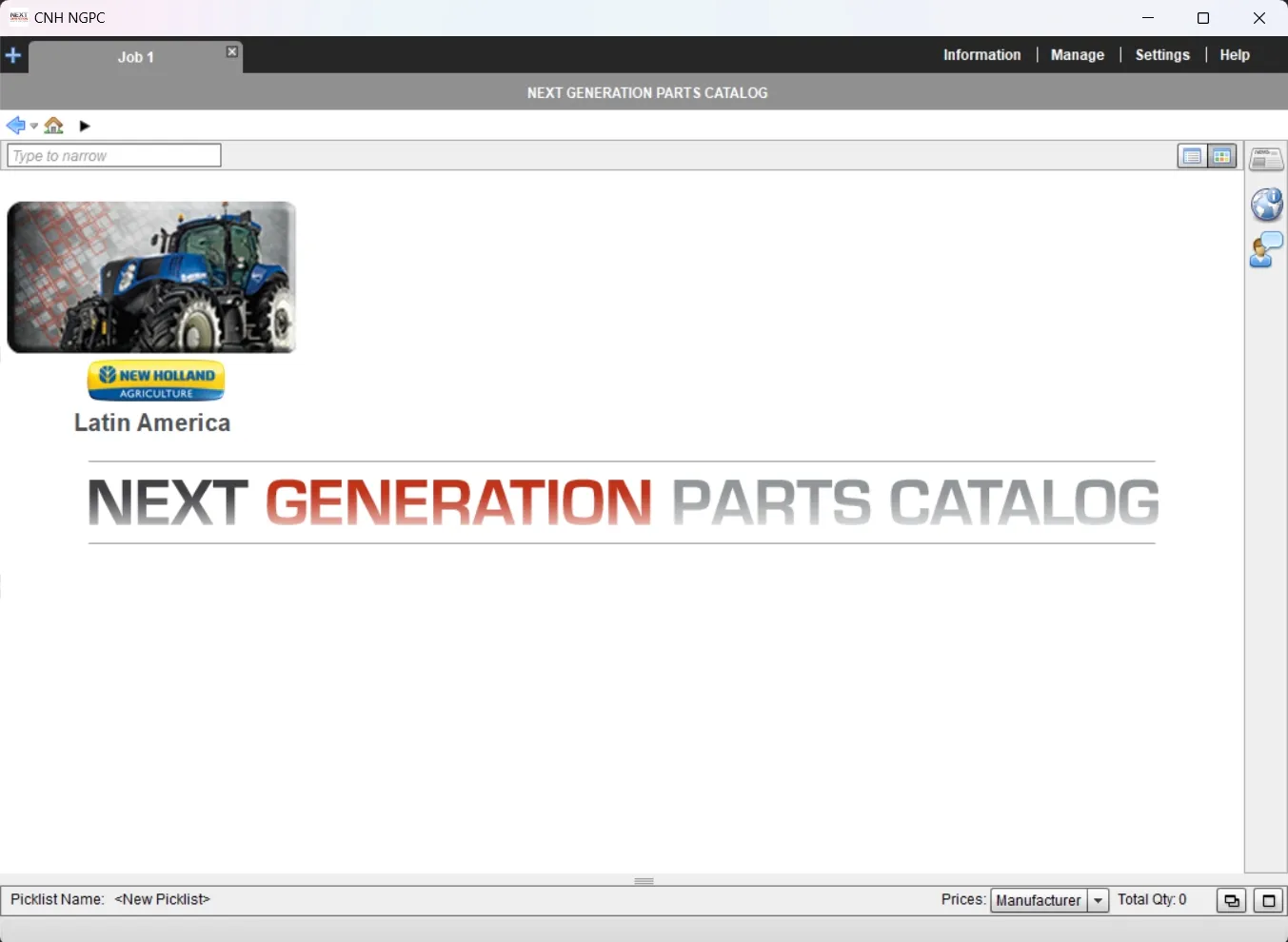 New Holland Parts Lookup