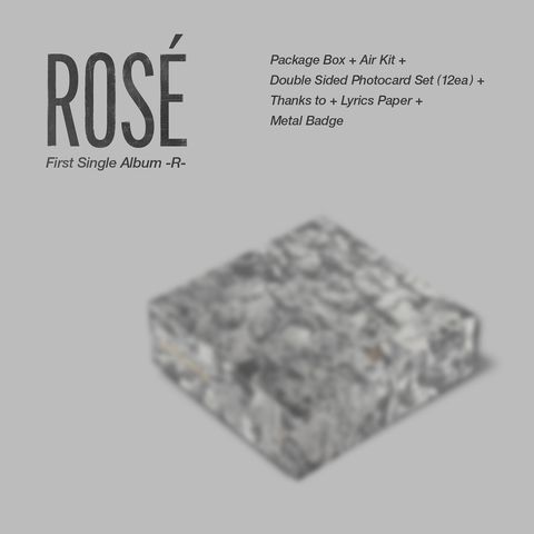 Rosé First Single Album -R- Kit Album – Goyangi Korea & Kpop Store