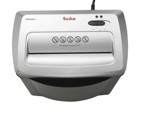 GEHA X8 PREMIUM Office Paper Shredder / Paper Shredder / Cross Cut ...