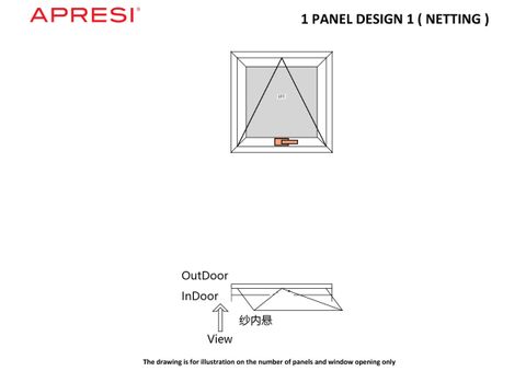 Top Hung Window 1 Panel (Width 2 - 4 FT) – aluking
