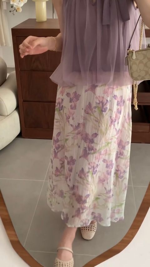 Freesia 152401 紫鴛鴦浪漫長裙 – FreesiaBoutique