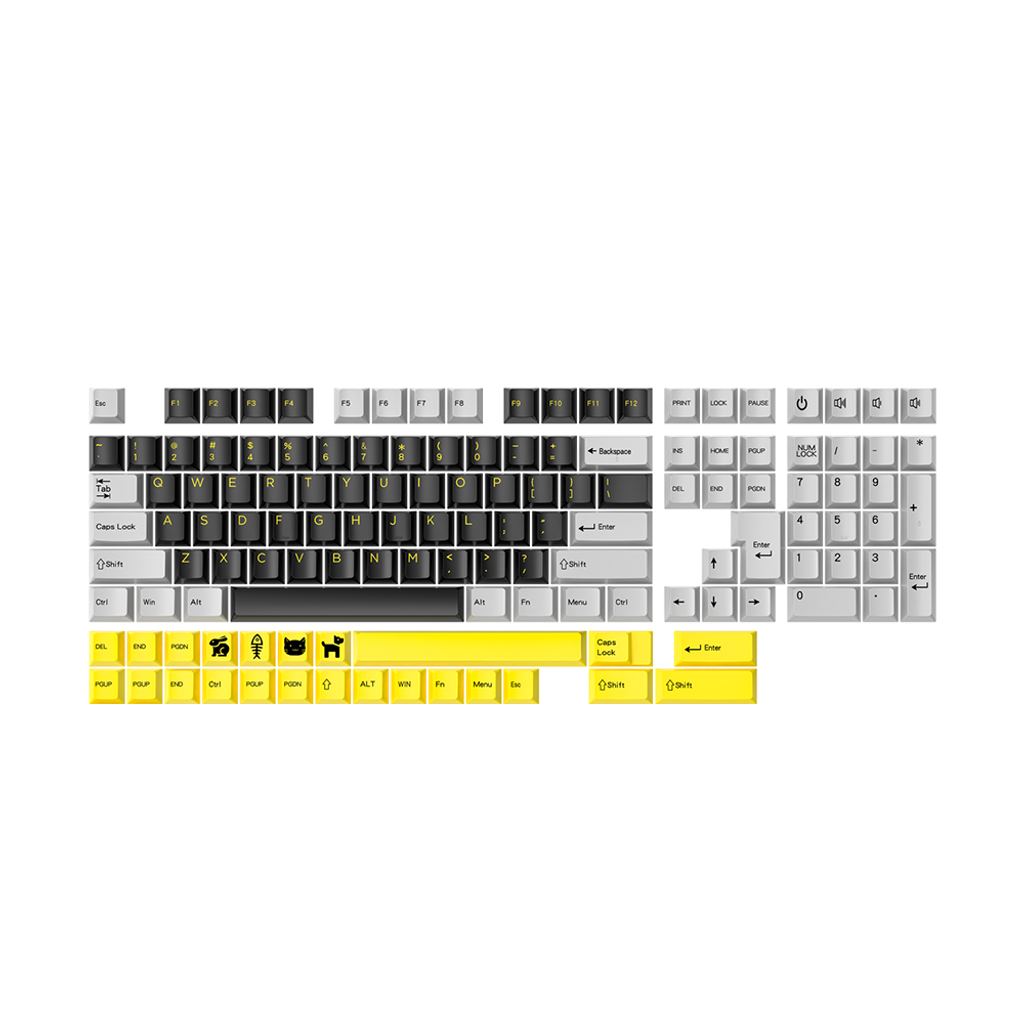 FANTECH PBT撞色十字軸可替換鍵帽套組(ACK01) – Fantech電競首選品牌 | 設備升級 所向無敵‎