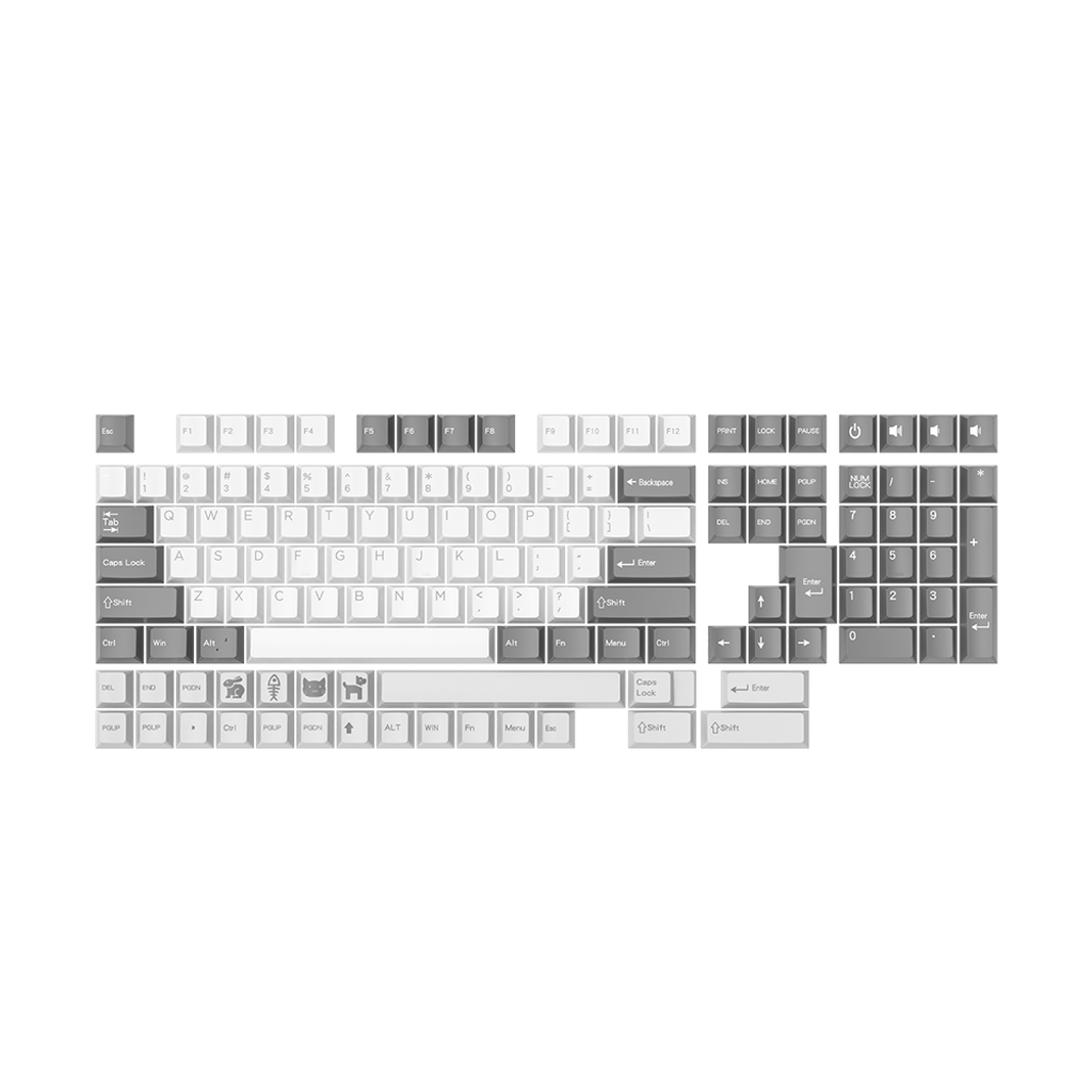 FANTECH PBT撞色十字軸可替換鍵帽套組(ACK01) – Fantech電競首選品牌 | 設備升級 所向無敵‎