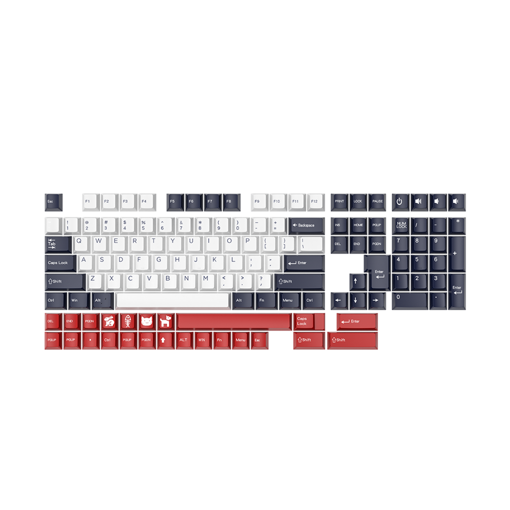 FANTECH PBT撞色十字軸可替換鍵帽套組(ACK01) – Fantech電競首選品牌 | 設備升級 所向無敵‎