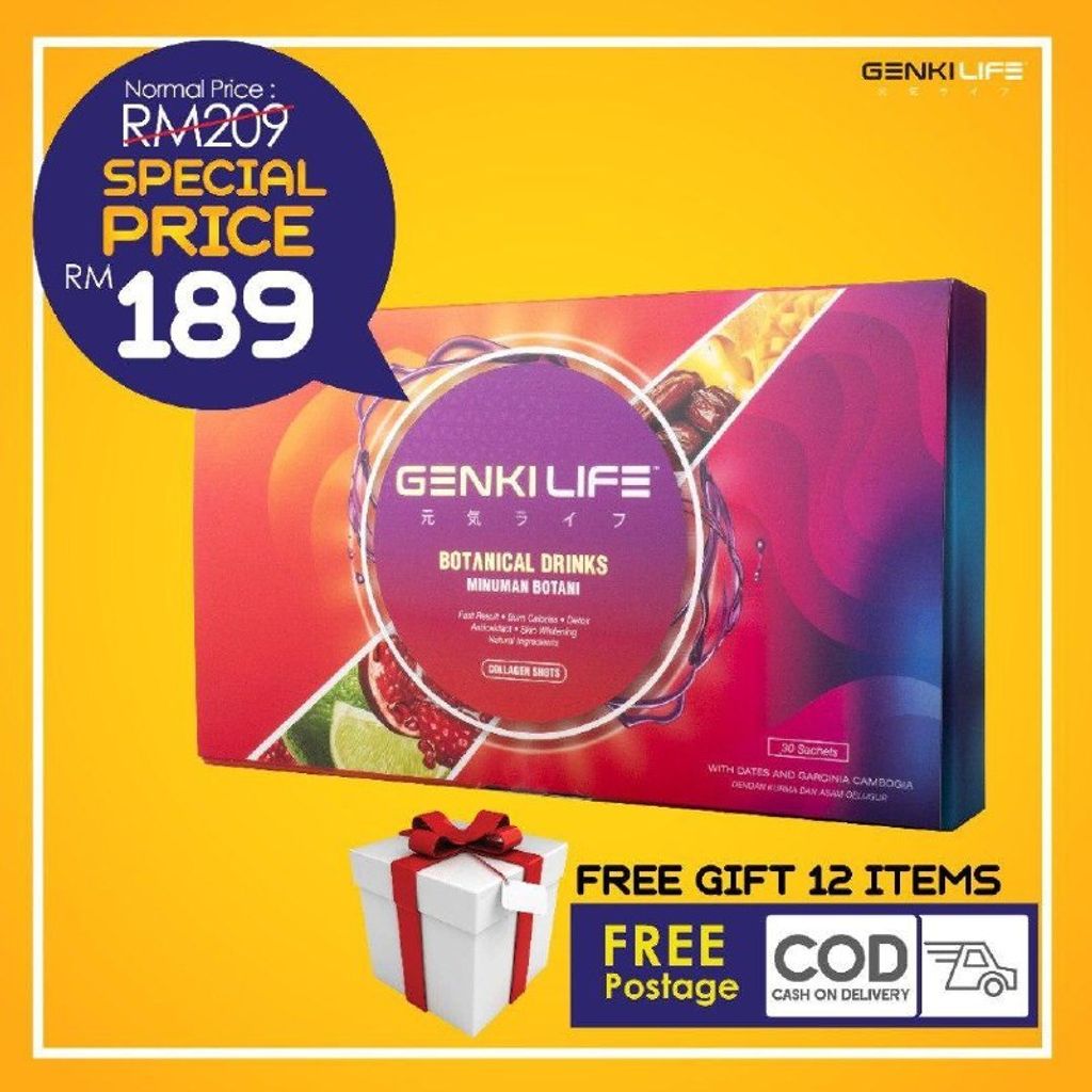 GENKI LIFE COLLAGEN by Zizan Razak (Promo + FREEGIFT) – Genki Life Solution