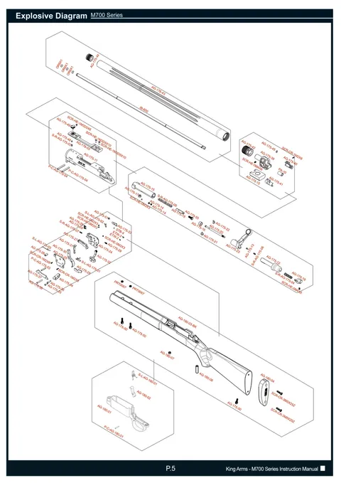 M700 Series : S-R-AG-175-04-A01 – King Arms Store