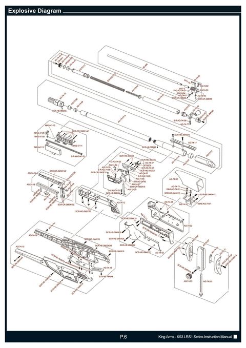 SVD AIR COCKING & AEG : SCR-HE-2M4X12-A01 – King Arms Store