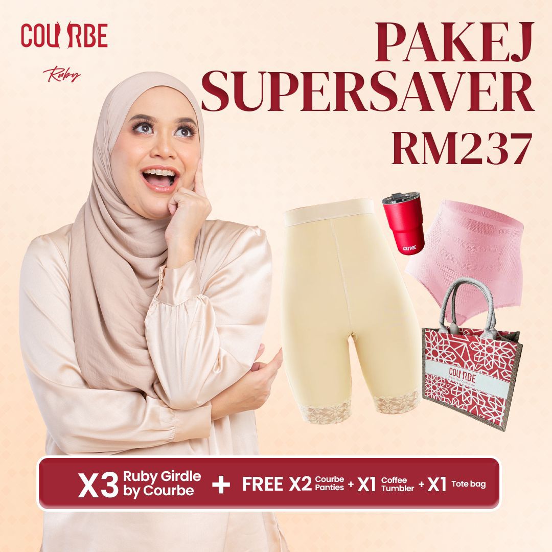 Ruby High Waist Women's Girdle by Courbe – Courbe Malaysia