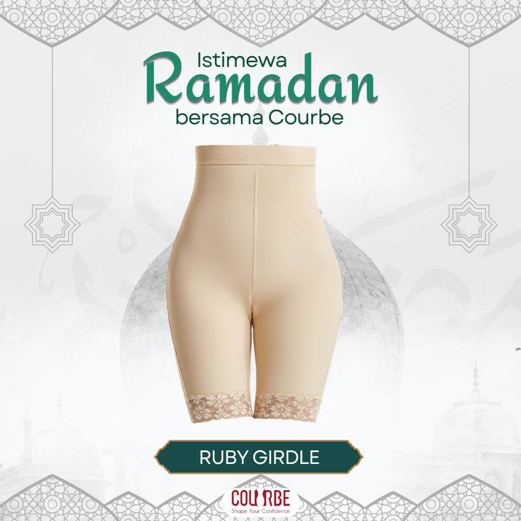 Ruby High Waist Women's Girdle by Courbe – Courbe Malaysia