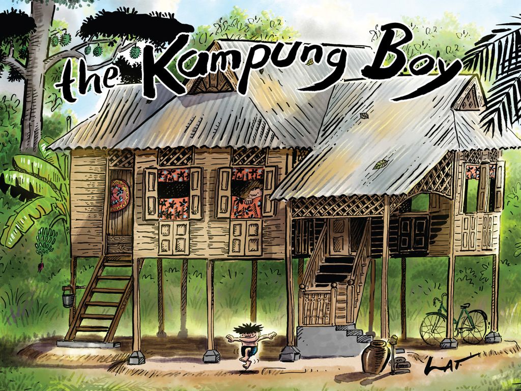 Mat Kampung Boy Kartun Klasik Kampung Boy Pergi Sekolah