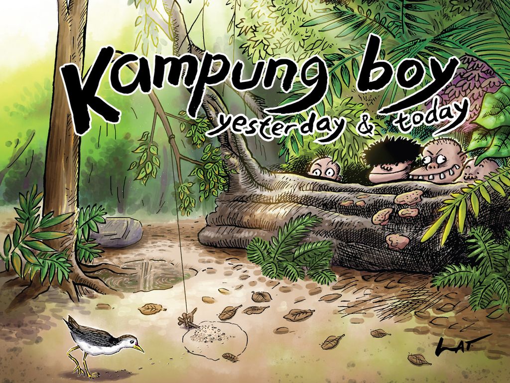 Mat Kampung Boy Kartun Klasik Kampung Boy Pergi Sekolah