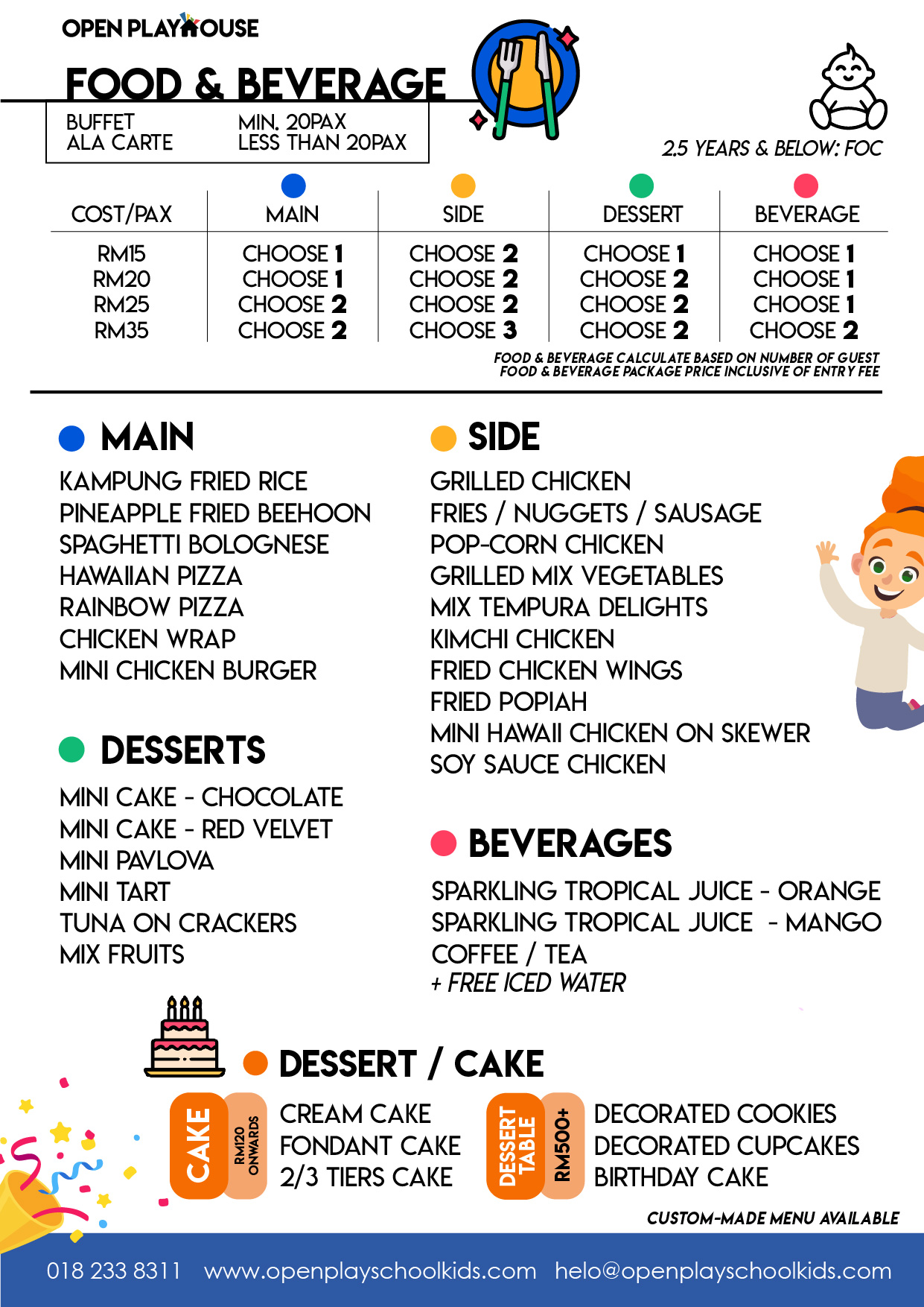 Party & Event – Open Playschool