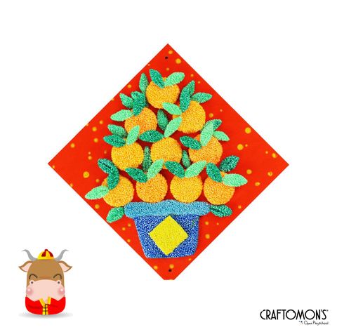 CNY Craft - Bubble Clay Canvas Kit – OPEN PLAYHOUSE