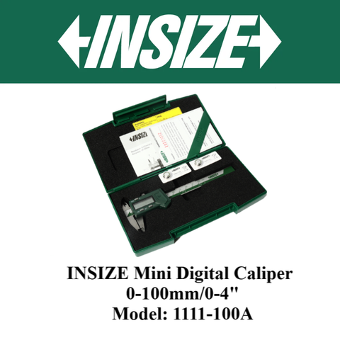 INSIZE Mini Digital Caliper 1111 Series (Model: 1111-100A (0-100mm 0-4 ...