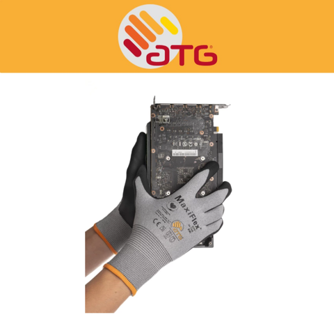 ATG MaxiFlex® Elite™ Palm Coated Glove (Size: S - L) (Model: 34-774B ...