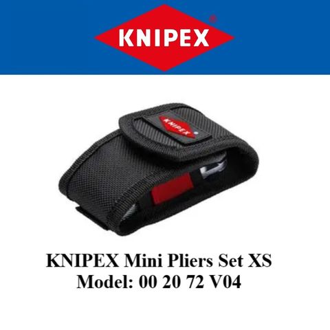 KNIPEX Mini Pliers Set XS (Model: 00 20 72 V04) – Conmax Resources