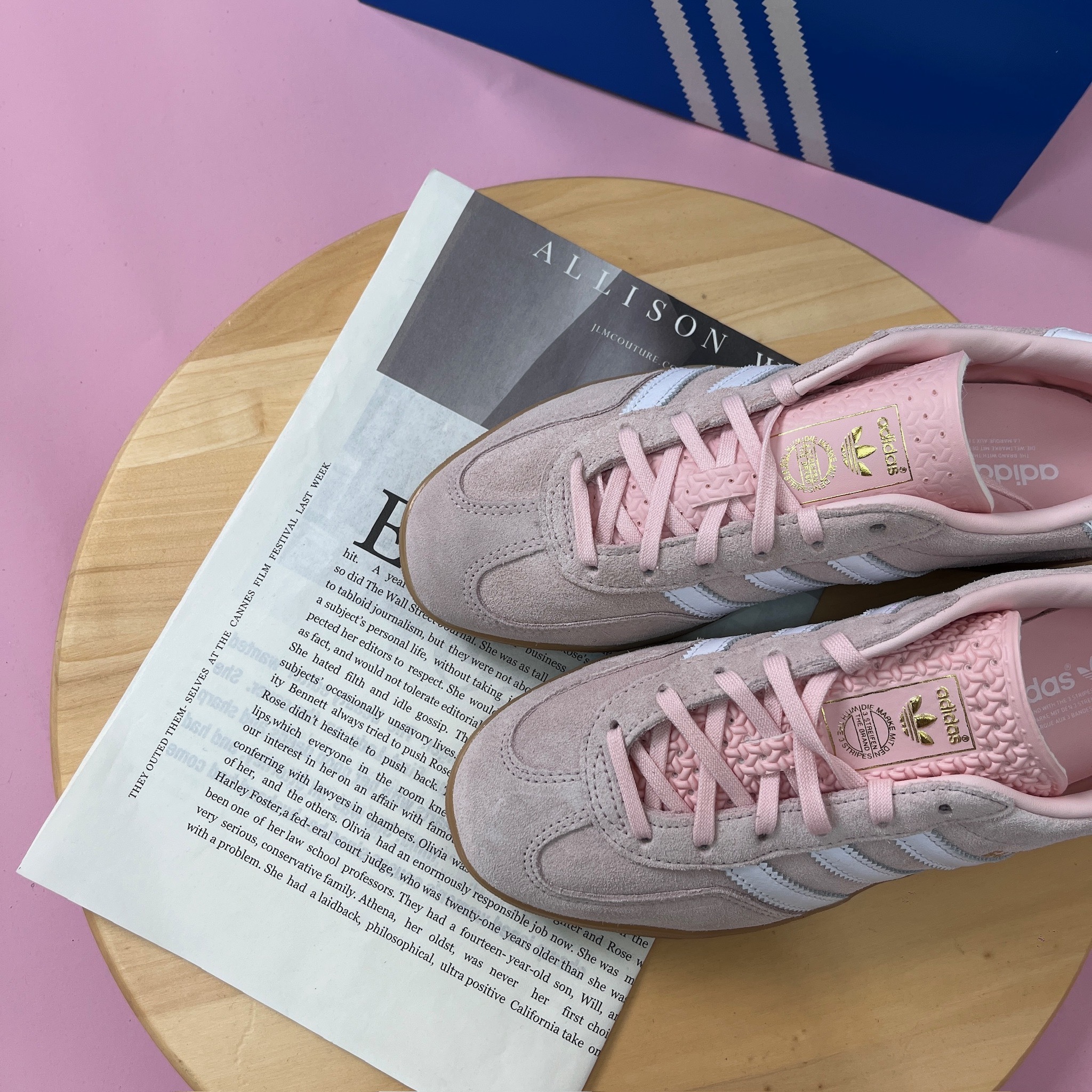 Adidas Gazelle Indoor 粉色空間 焦糖底【IH5484】 – MiffyUSA米菲美國