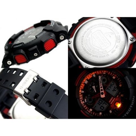 Casio G-Shock Standard Analog Digital Watch GA100-1A4/GA100-1A4DR – L U ...