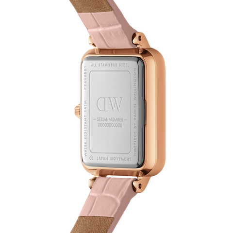 DANIEL WELLINGTON QUADRO PRESSED ROUGE - DW00100508 – L U M I T I M E