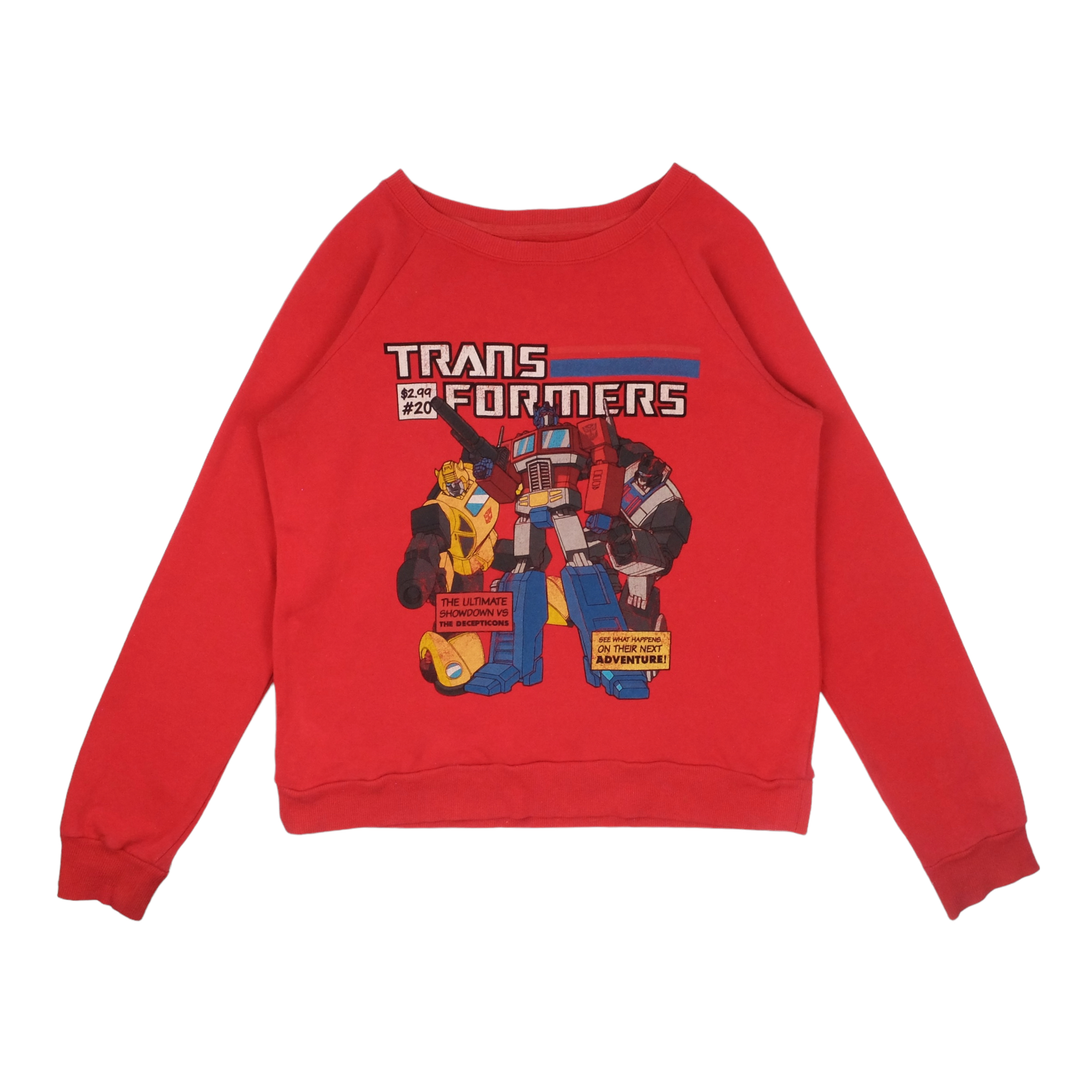 Transformers Autobots Red Raglan Sweater – FIFTH