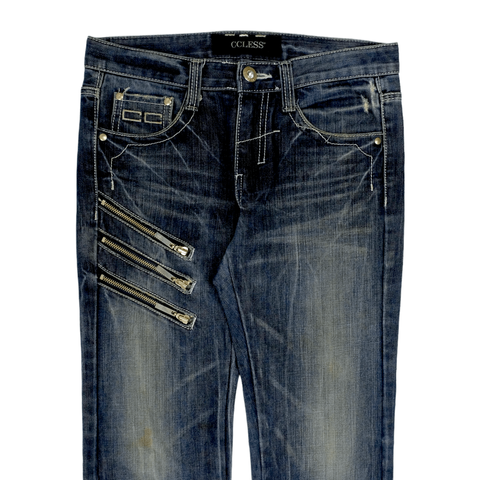 CCLESS Multi Zipper Jeans – FIFTH