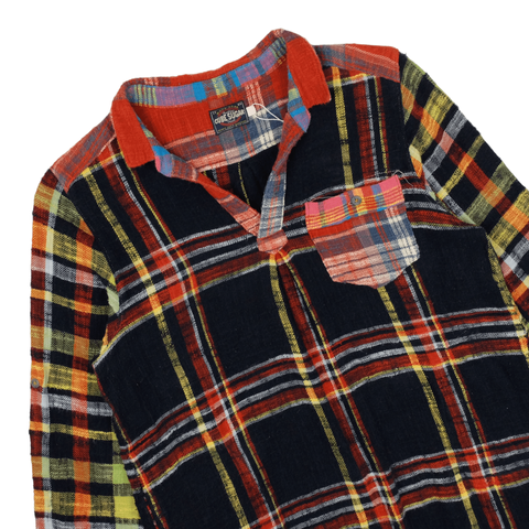 Cube Sugar Plaid Flannel Smock Shirt – FIFTH